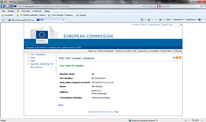 Mass VAT number validation | check-vat.eu